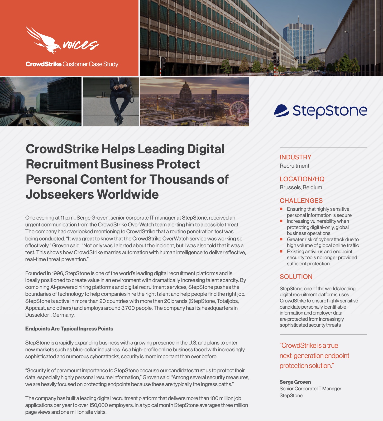 StepStone Case Study | CrowdStrike